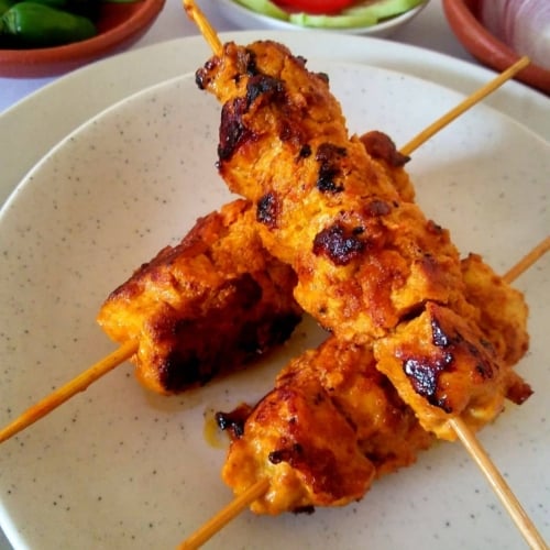 Easy Chicken Boti Kabab Recipe (Juicy and Tender) - Spoons Of Flavor