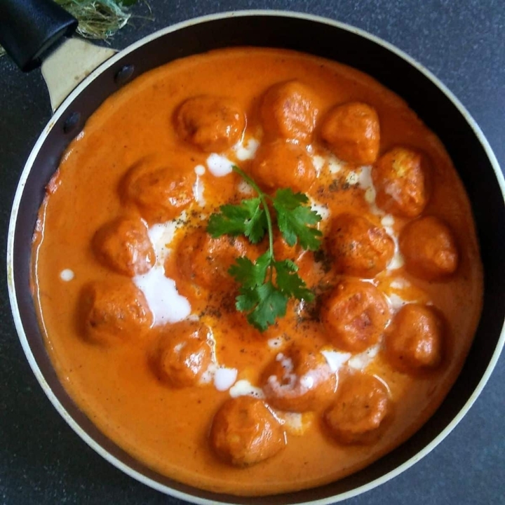 Creamy Indian Butter Chicken Meatballs - Spoons Of Flavor