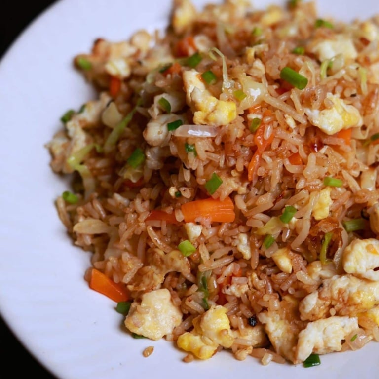 Panda Express Copycat Fried Rice Recipe - Spoons Of Flavor