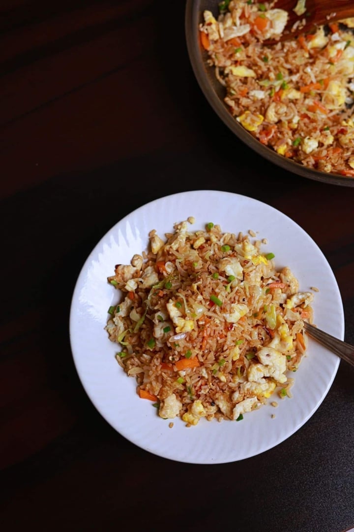 Panda Express Copycat Fried Rice Recipe - Spoons Of Flavor