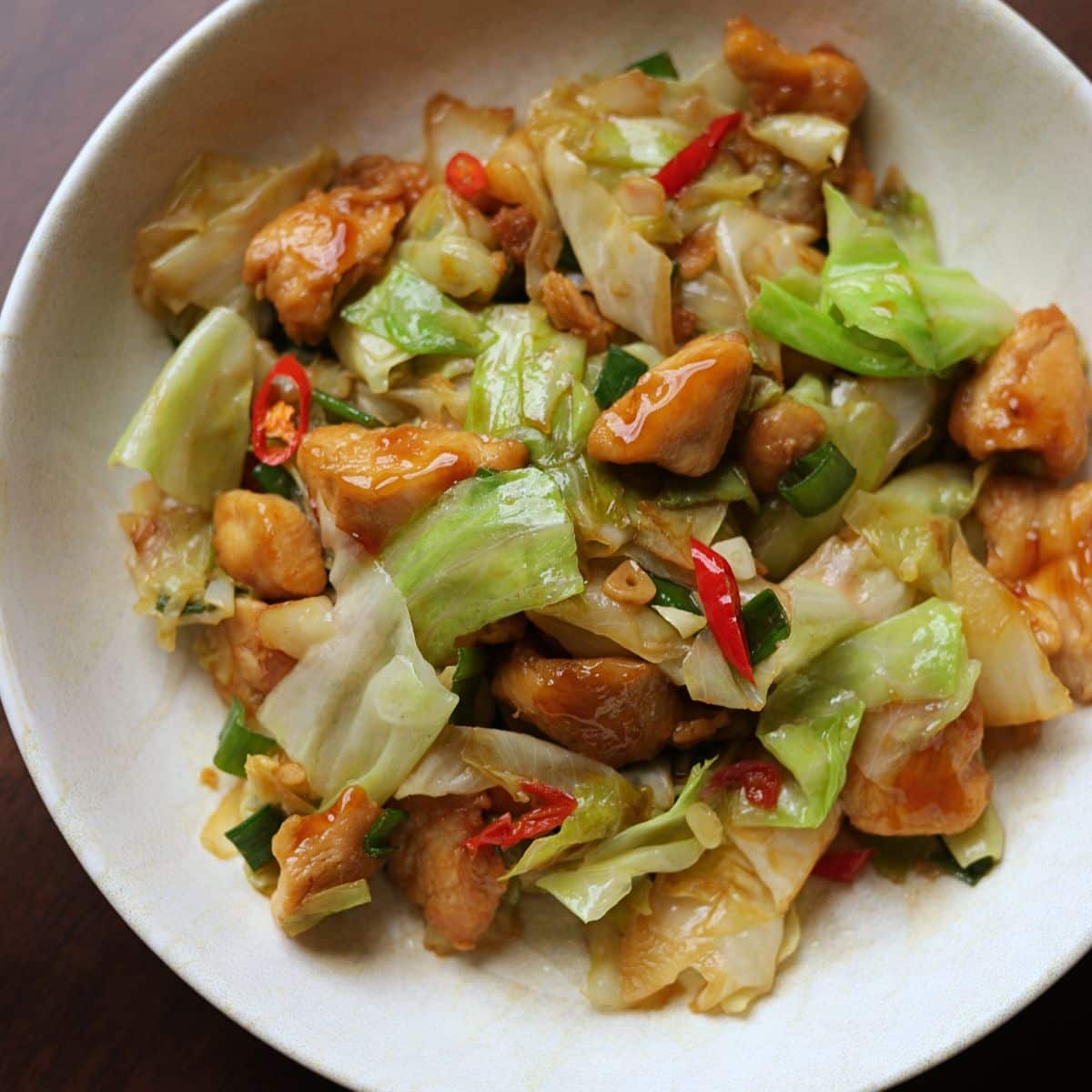 Chinese Chicken and Cabbage Stir Fry - Spoons Of Flavor